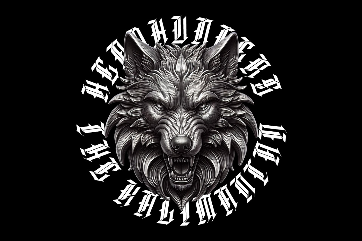 Kalimantan Display Typeface, a Blackletter Font by the-sastra