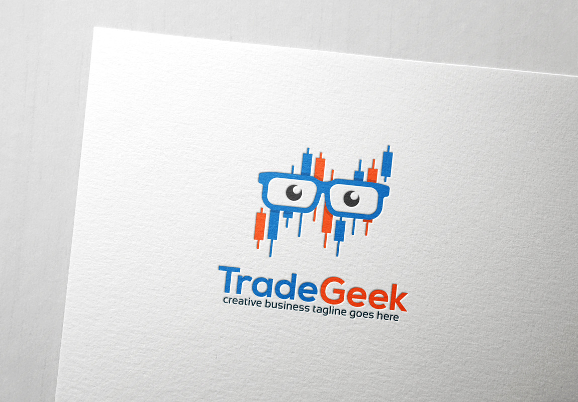 Trading Geek Logo, a Branding & Logo Template by Slim Studio