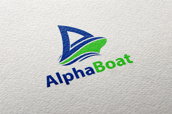 Alpha Boat Logo + Stationery, a Branding & Logo Template by REDVY CREATIVE