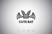 Cute Bat Logo Template, a Branding & Logo Template by Heavtryq Design