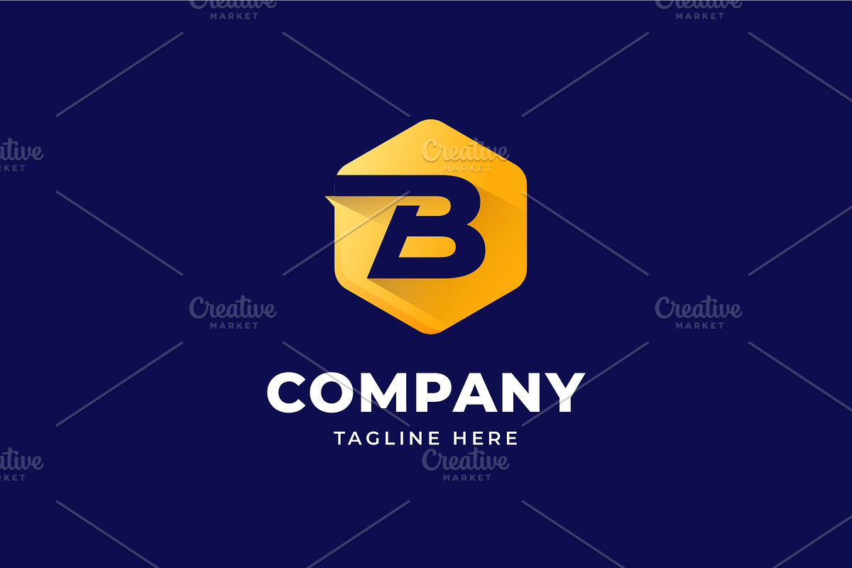 B Letter Mark, a Branding & Logo Template by BlackSweet_Studio