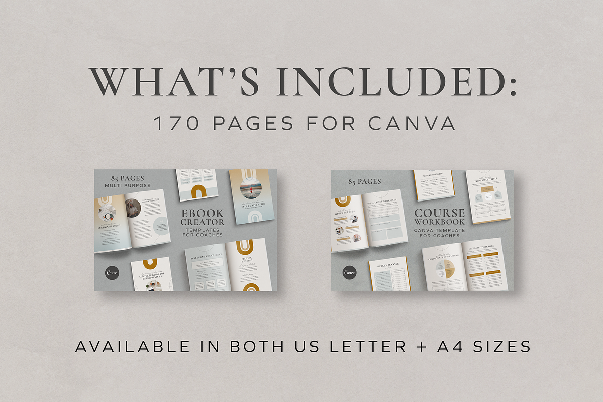 Digital Product Creator Canva Bundle, a Magazine Template by Studio Soluna