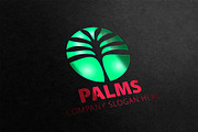 Palms Logo, a Branding & Logo Template by essegraphic
