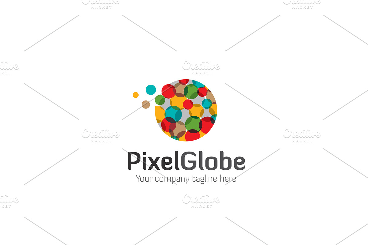 Pixel Globe Logo, a Branding & Logo Template by XpertgraphicD