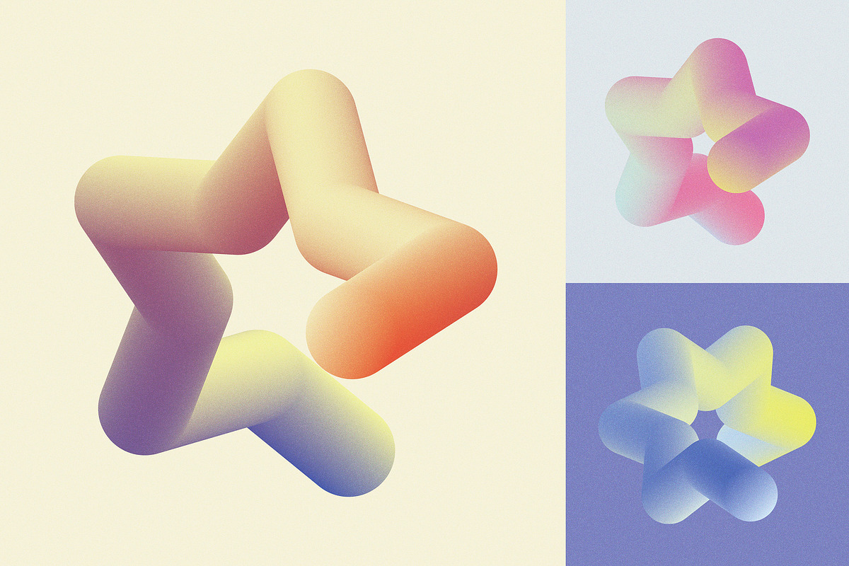 Blender: Gradient Blends Collection, an Object Graphic by pixelbuddha.net