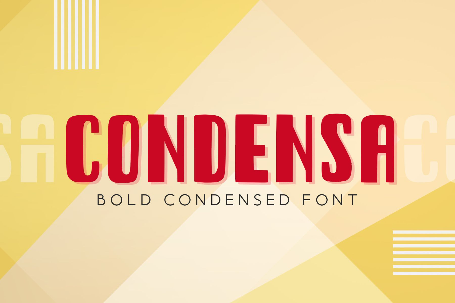 Condensa - Two Styles, a Sans Serif Font by Good Java Studio