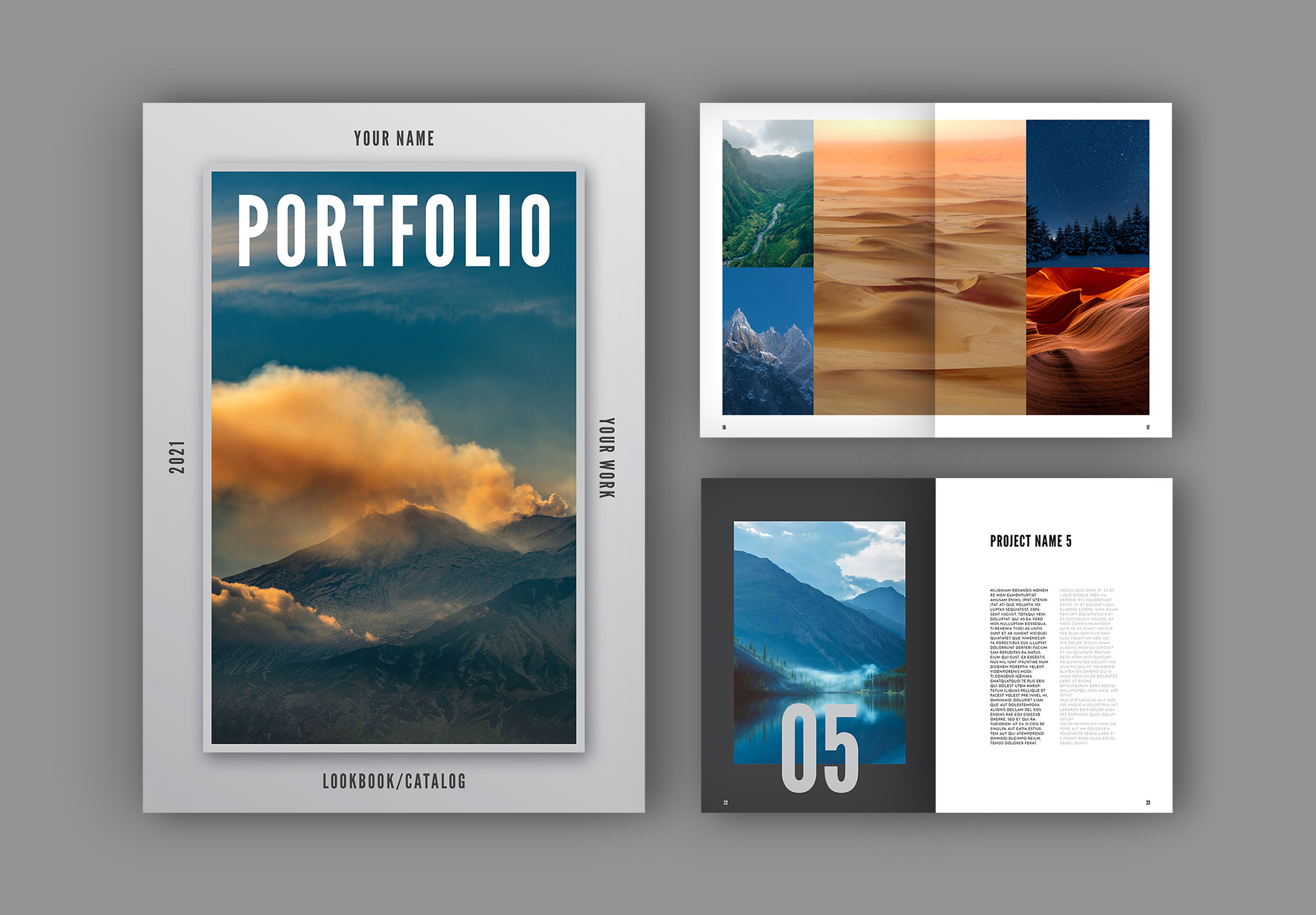 Portfolio Layout (30 pages)(A4+US), a Brochure Template by ...
