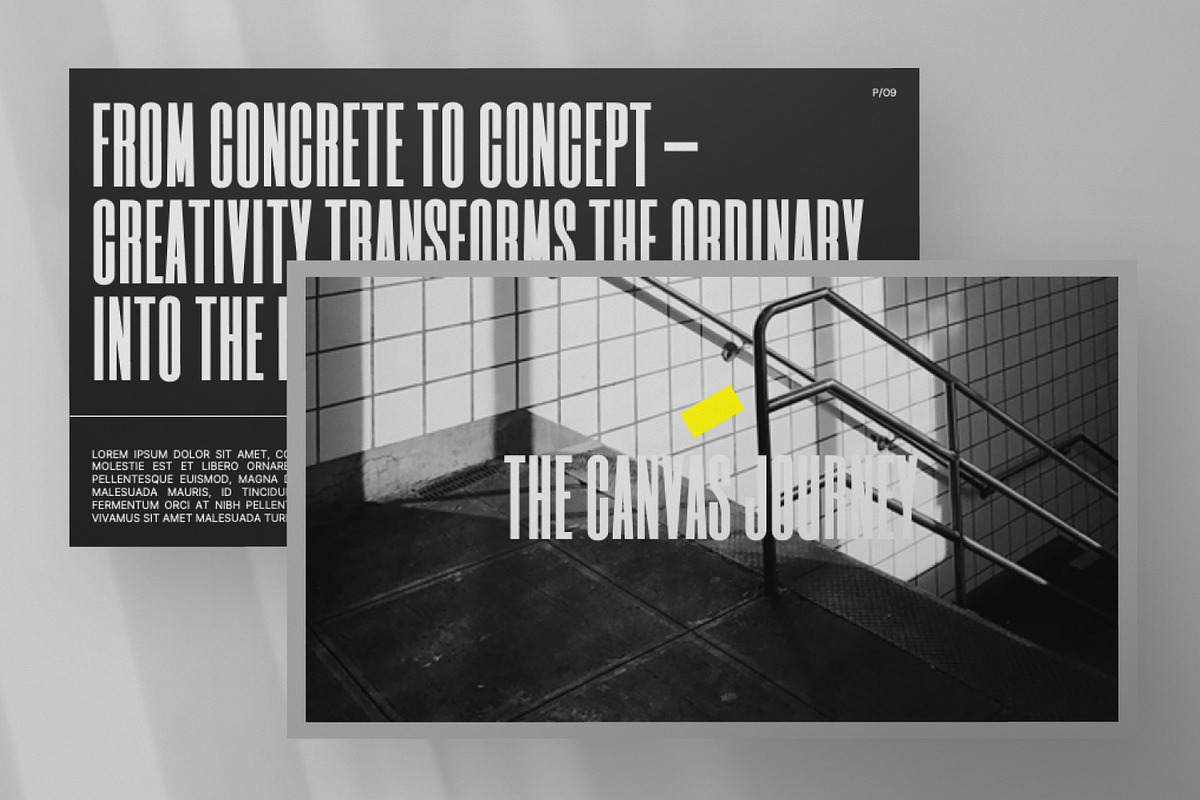 CANVAS Urban Powerpoint Template, a Presentation Template by Portocraft