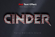 Cinder Psd Text Style Effect, a Layer Style Add-On by zahidhossainalif