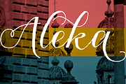 Aleka, a Script Font by Eurotypo | Creative Market