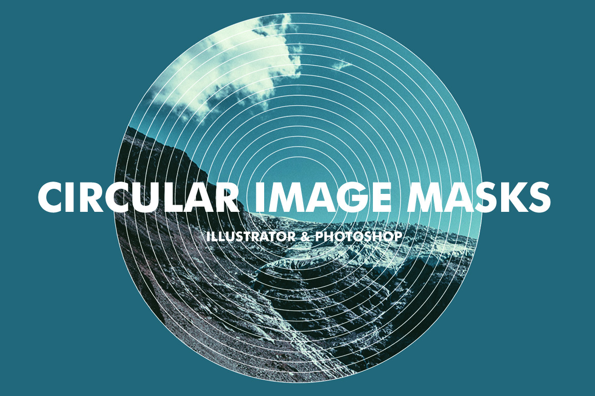 Circular Image Masks - Ai & Ps, a Layer Style Add-On by Offset