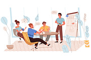 Creative team concept in flat design | People Illustrations ~ Creative ...