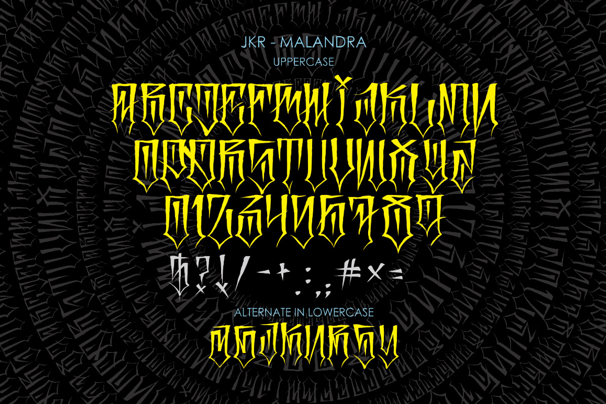 MALANDRA, a Font by jakejarkor