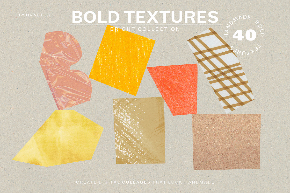 Bold Textures, a Texture Graphic by Naive Feel