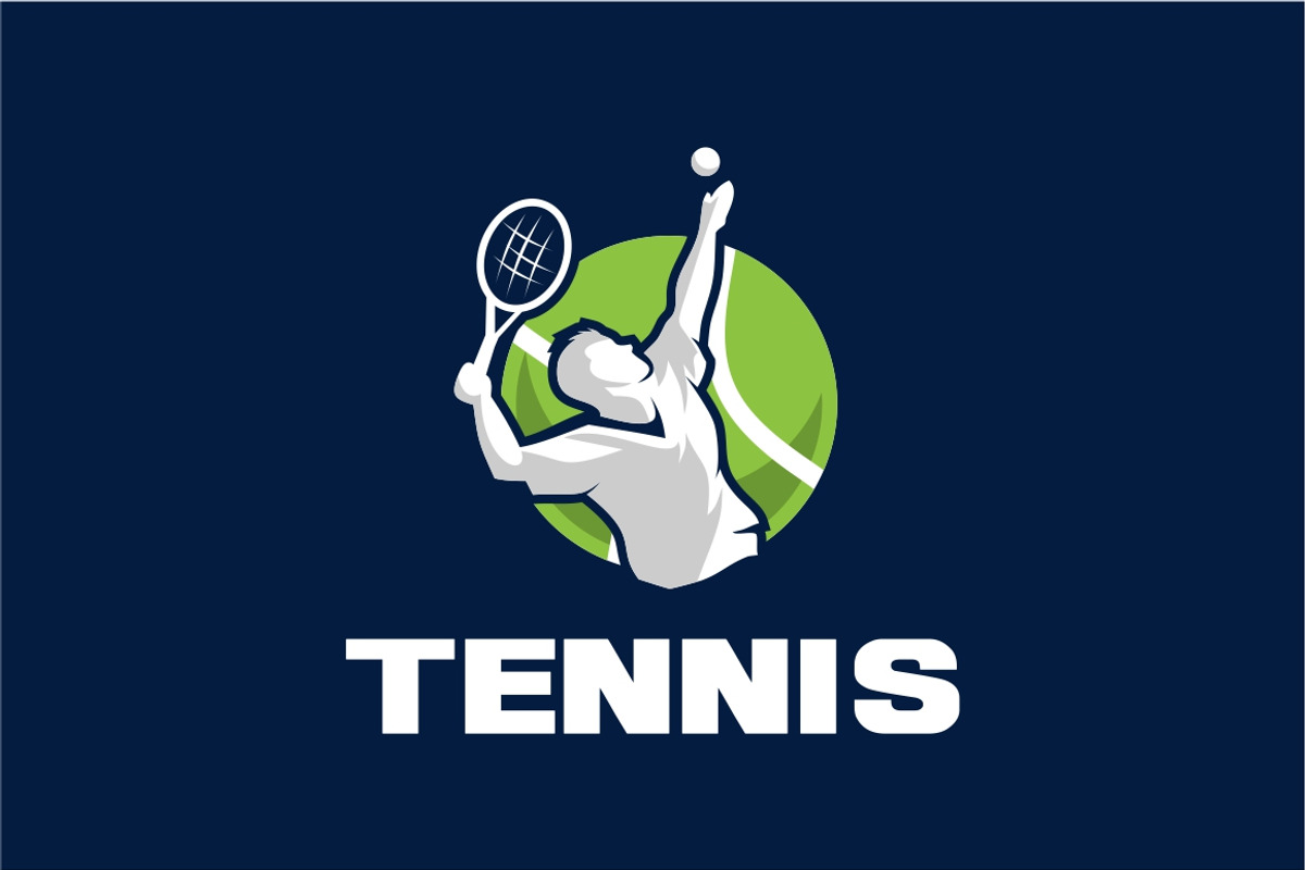 Tennis Logo Template, a Branding & Logo Template by PutraCetol Studio