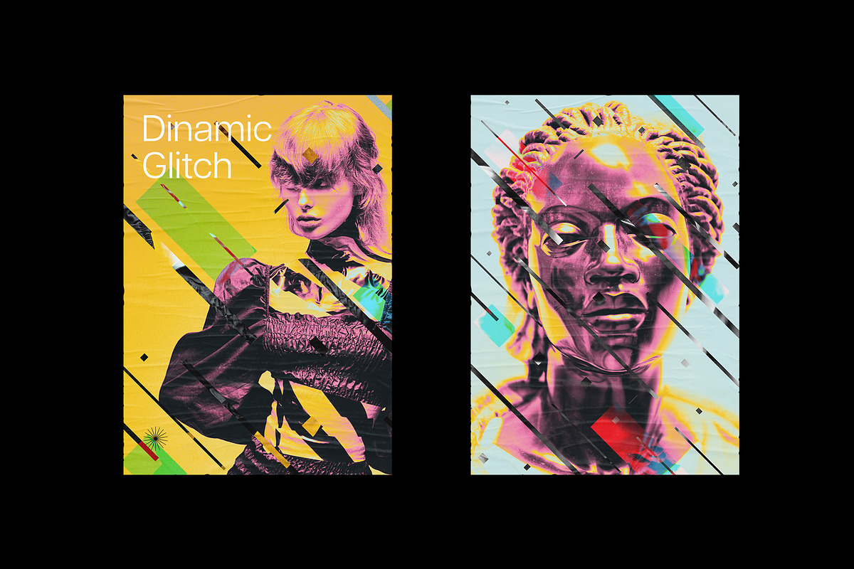 Dynamic Glitch Effect, a Layer Style Add-On by Design Squad