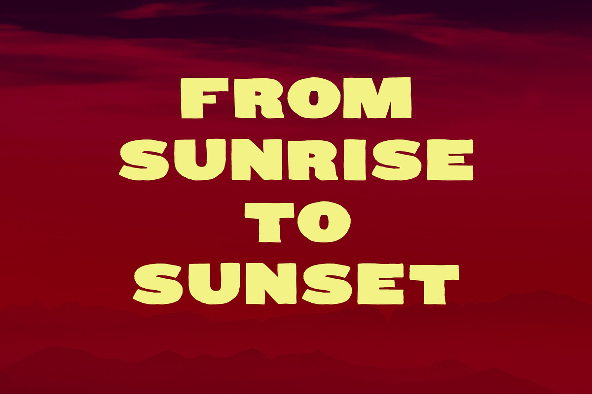 Daring | A Bold Font, a Sans Serif Font by Monica Galvan