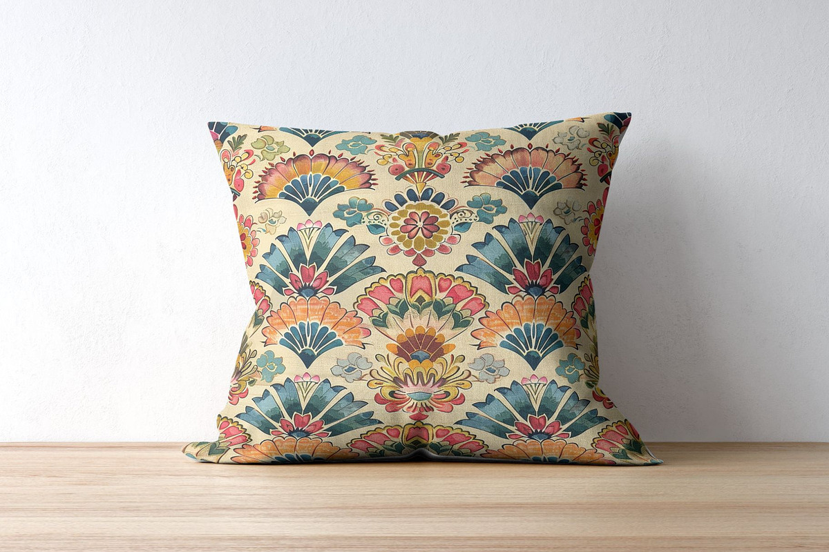 8 Traditional Indian Fans Patterns, a Pattern Graphic by Inknfolly ...