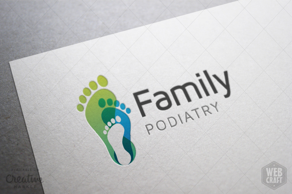 Podiatry Logo Template 24, a Branding & Logo Template by WebCraft