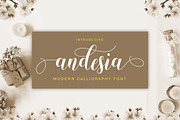 Andesia, a Script Font by Gatype