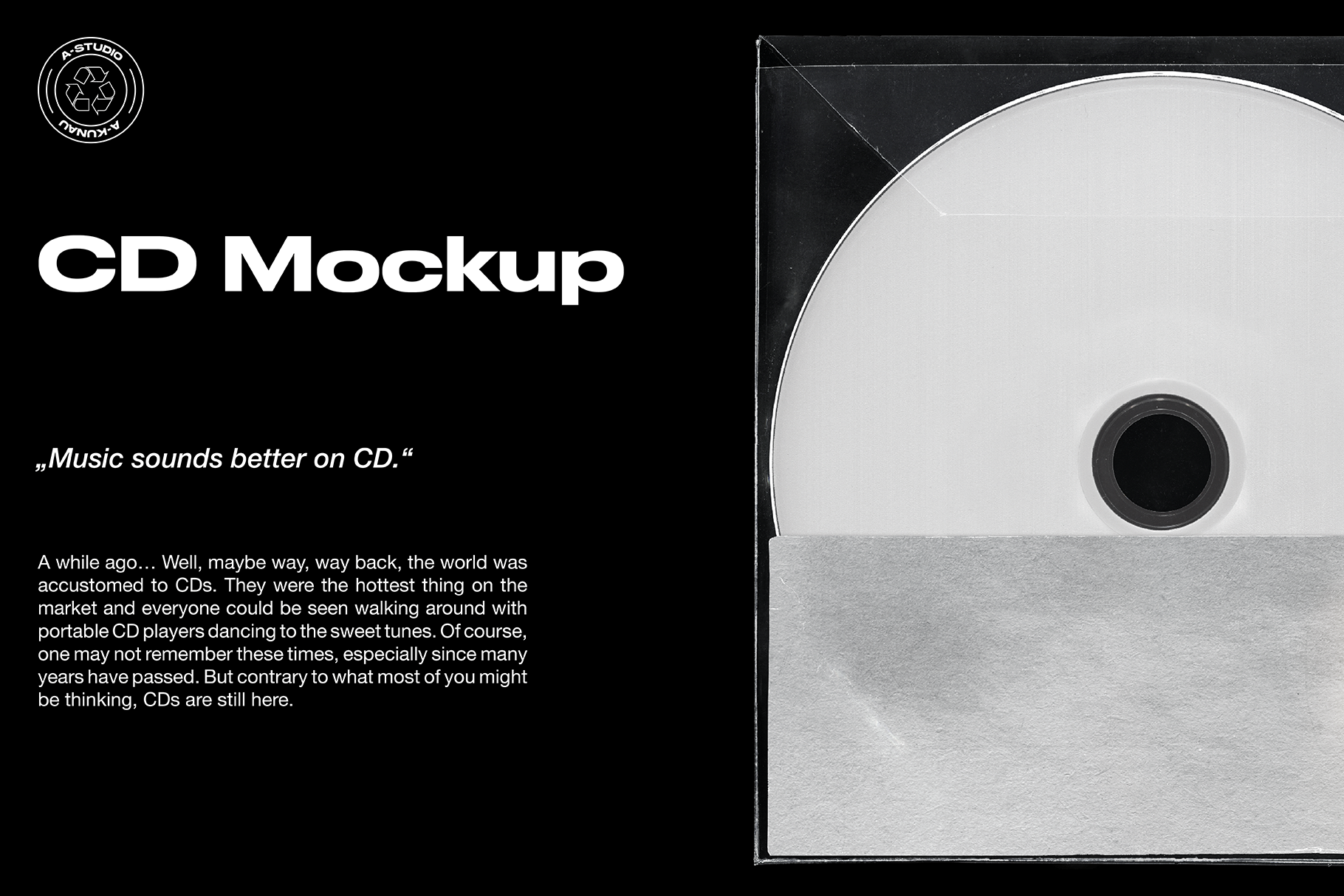 CD Mockup, a Product Mockup by A-Studio