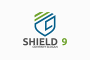 Shield 9 Logo, a Branding & Logo Template by Brandlogo