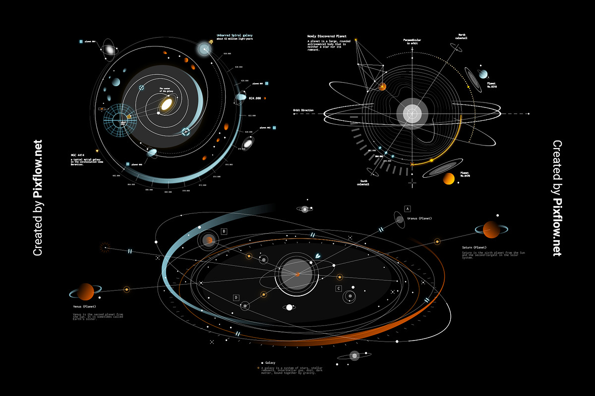 Universal HUD Collection, an Object Graphic by Pixflow
