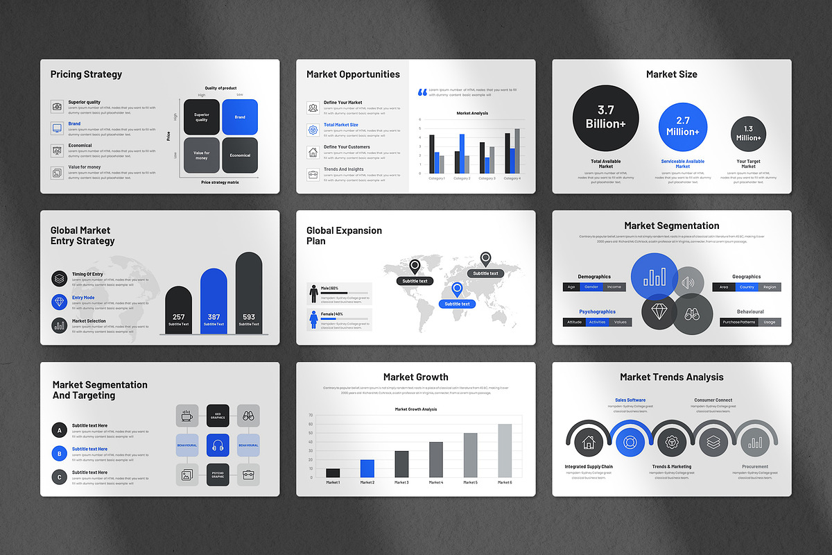 Marketing Plan Presentation Template, a Marketing Template by ...