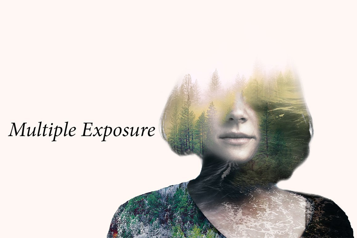 Multiple Exposure, an Action Add-On by ArtPlanet | Creative Market