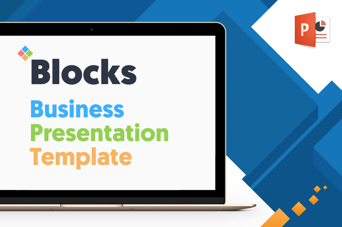 Blocks Business Presentation, a Presentation Template by Brainiart