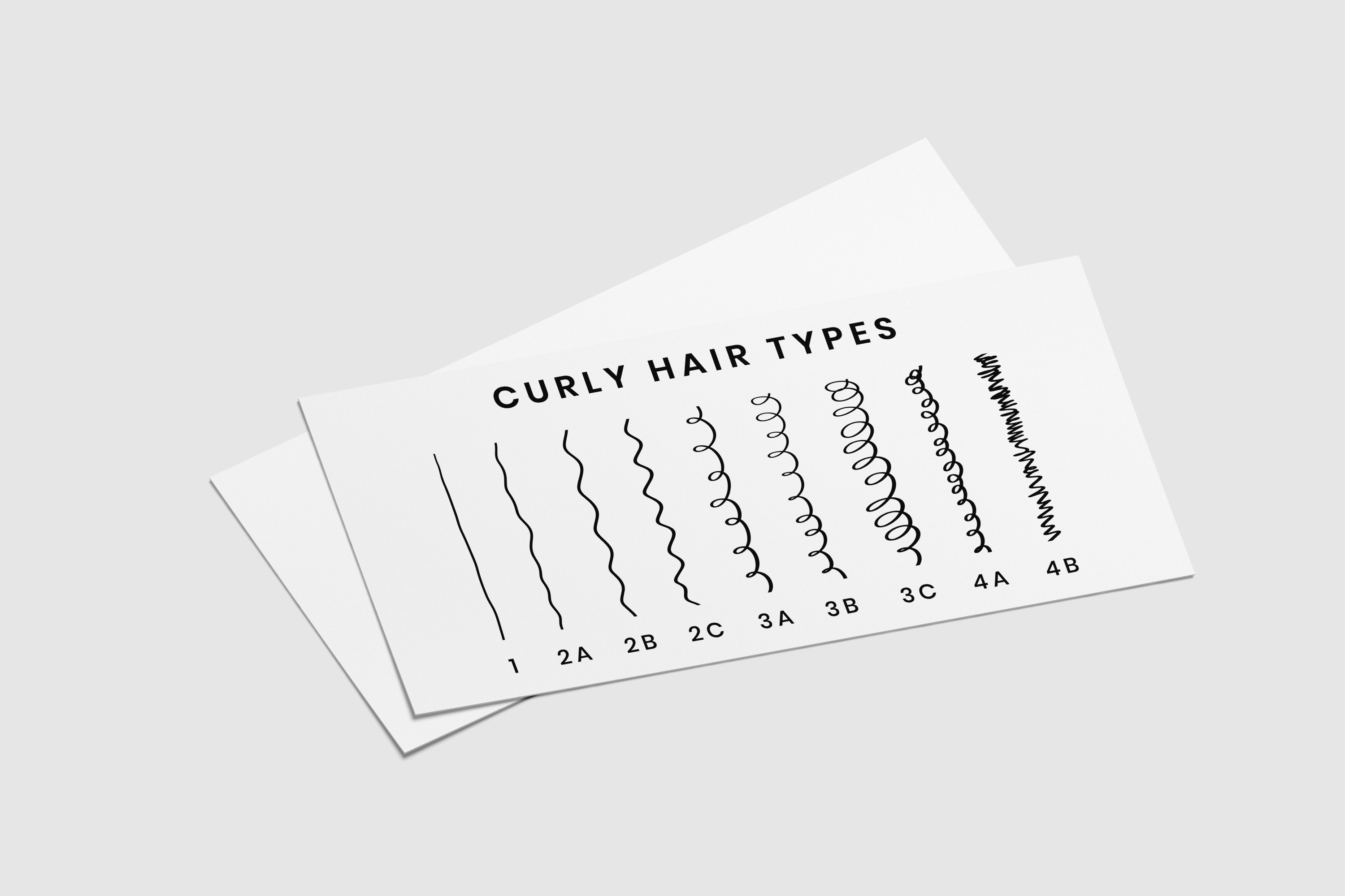 Curly Hair Pattern Charts and Icons, an Object Graphic by Simple Patterns