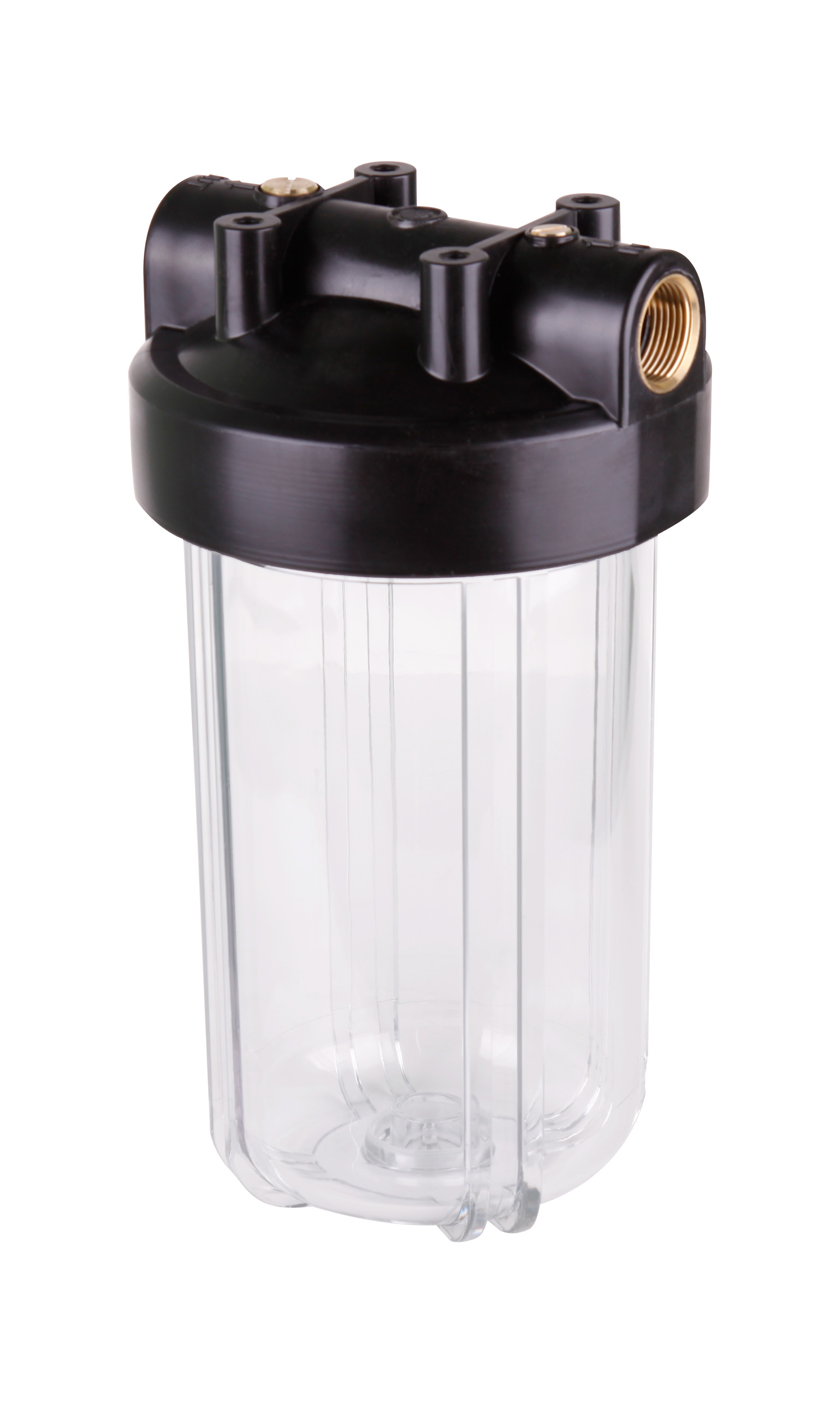 Filter flask transparent plastic featuring water, filter, and ...