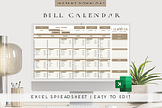 Digital Calendar Template, a Templates & Theme by BRANDcontent