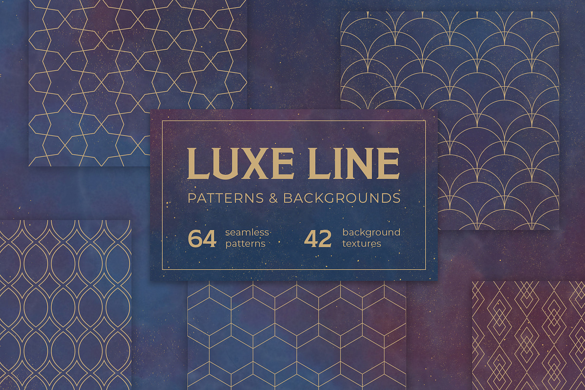 LUXE LINE patterns and backgrounds