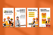 Construction Business Instagram, a Social Media Template by peterdraw