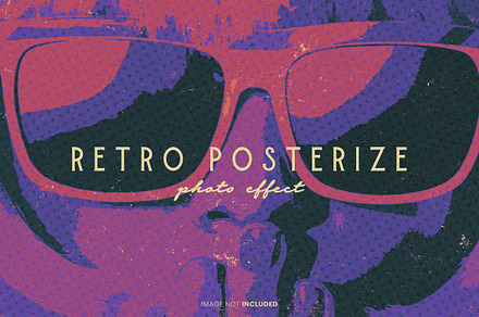 Retro Photo Effect for Posters | Creative Market