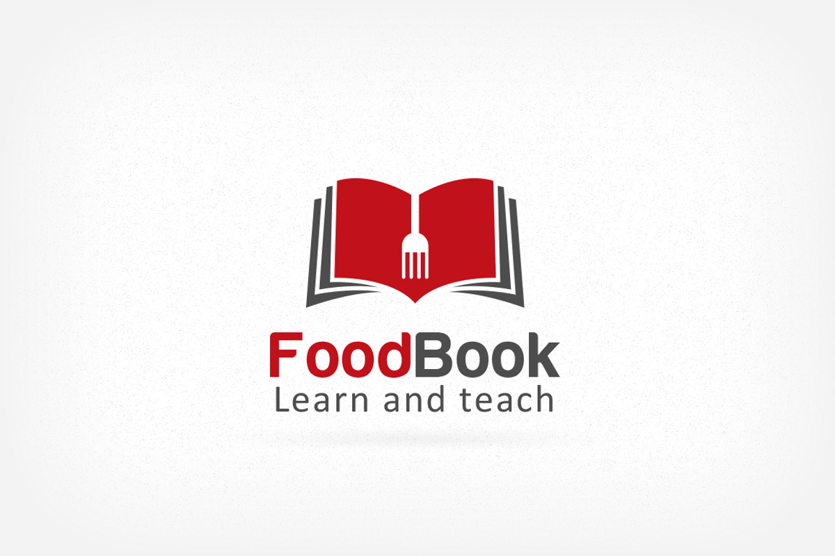 Food Book Logo, a Branding & Logo Template by NasirGrfx