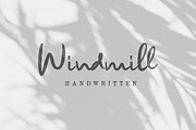 Windmill, a Script Font by Java pep