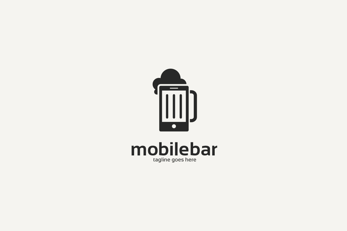 Mobile Bar Logo, a Branding & Logo Template by CAIRON CREATIVESTUDIO