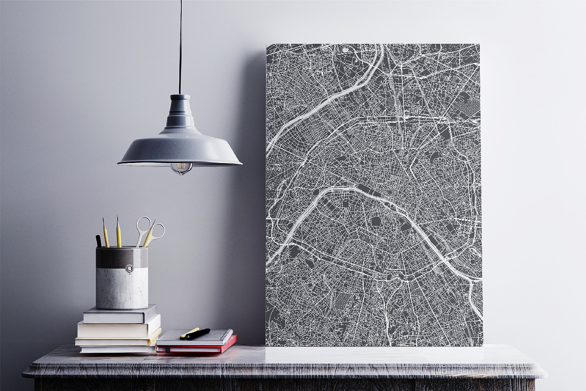 5 maps cities, a Decorative Illustration by MaximGertsen