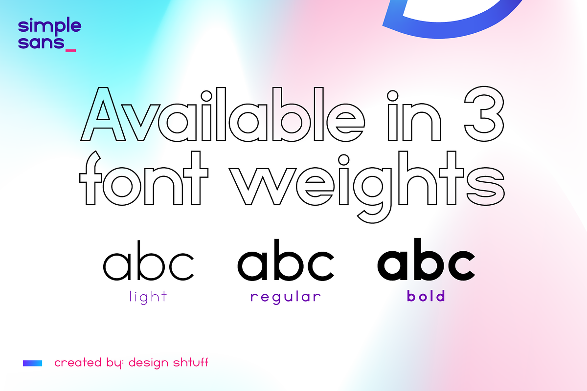 SIMPLE SANS - A SUUUPER CLEAN FONT