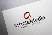 Article Media Logo, a Branding & Logo Template by EmilGuseinov