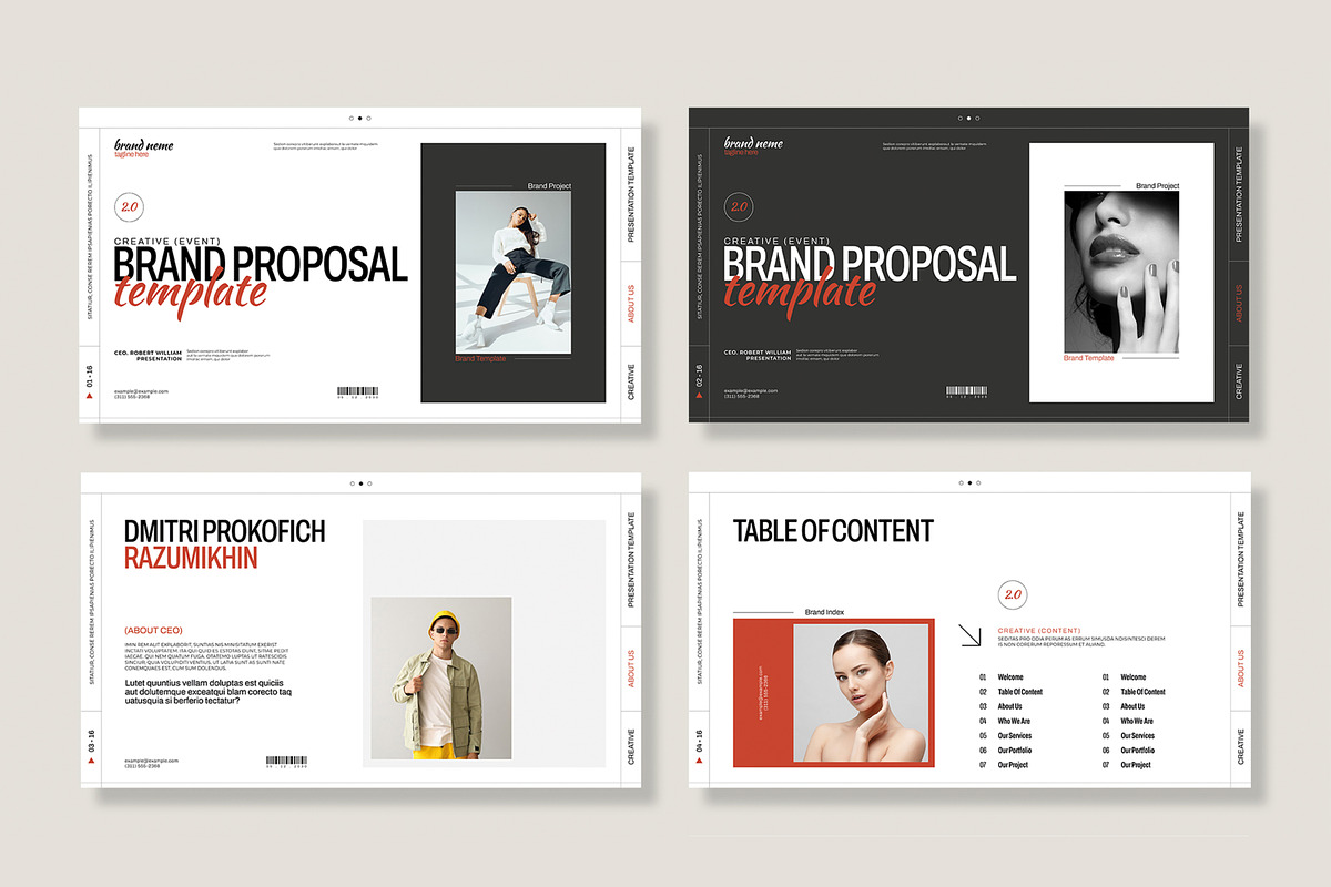 Brand Proposal Presentation Template