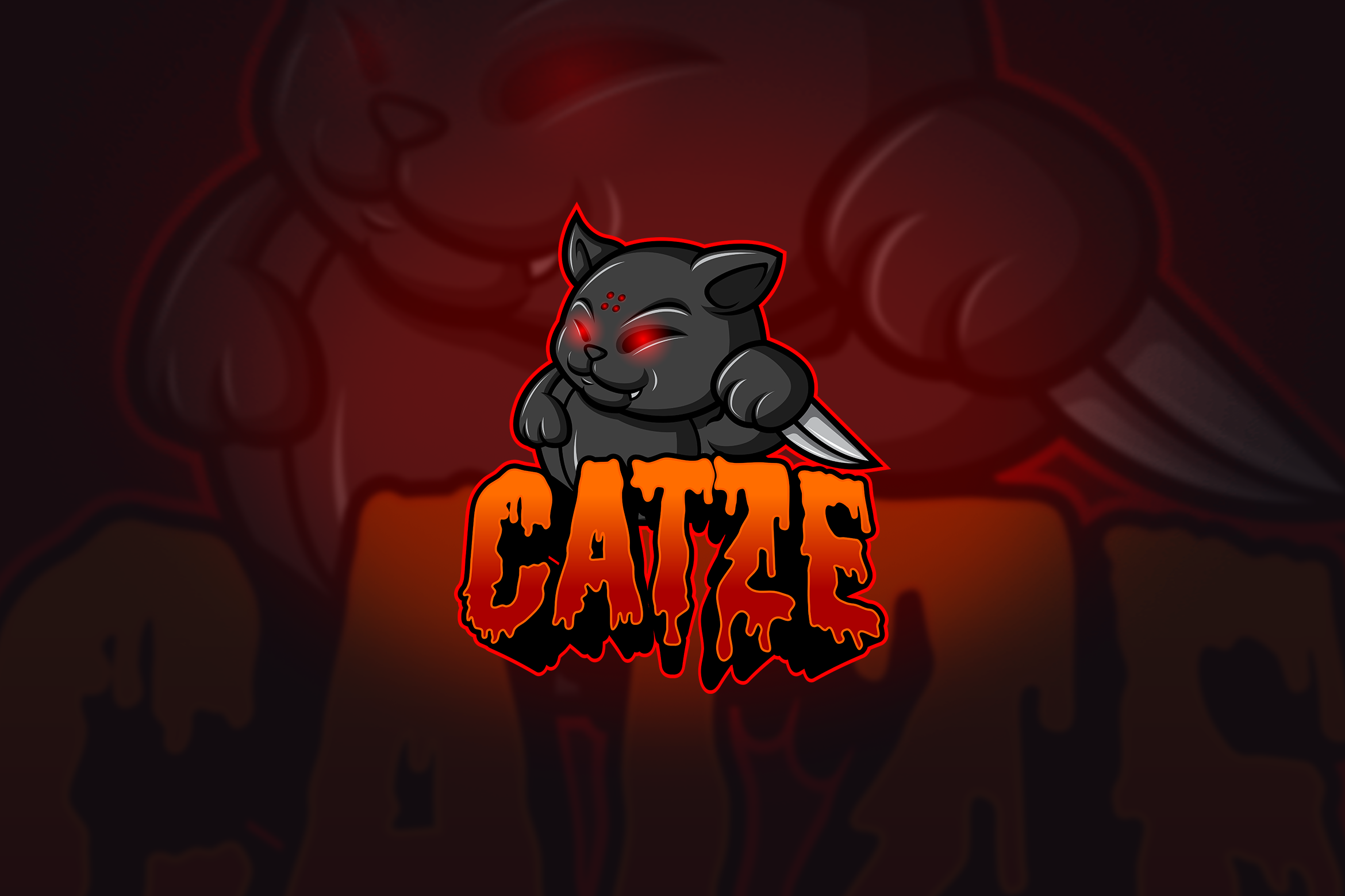 Cat - Mascot & Esport Logo, a Branding & Logo Template by AQR Studio