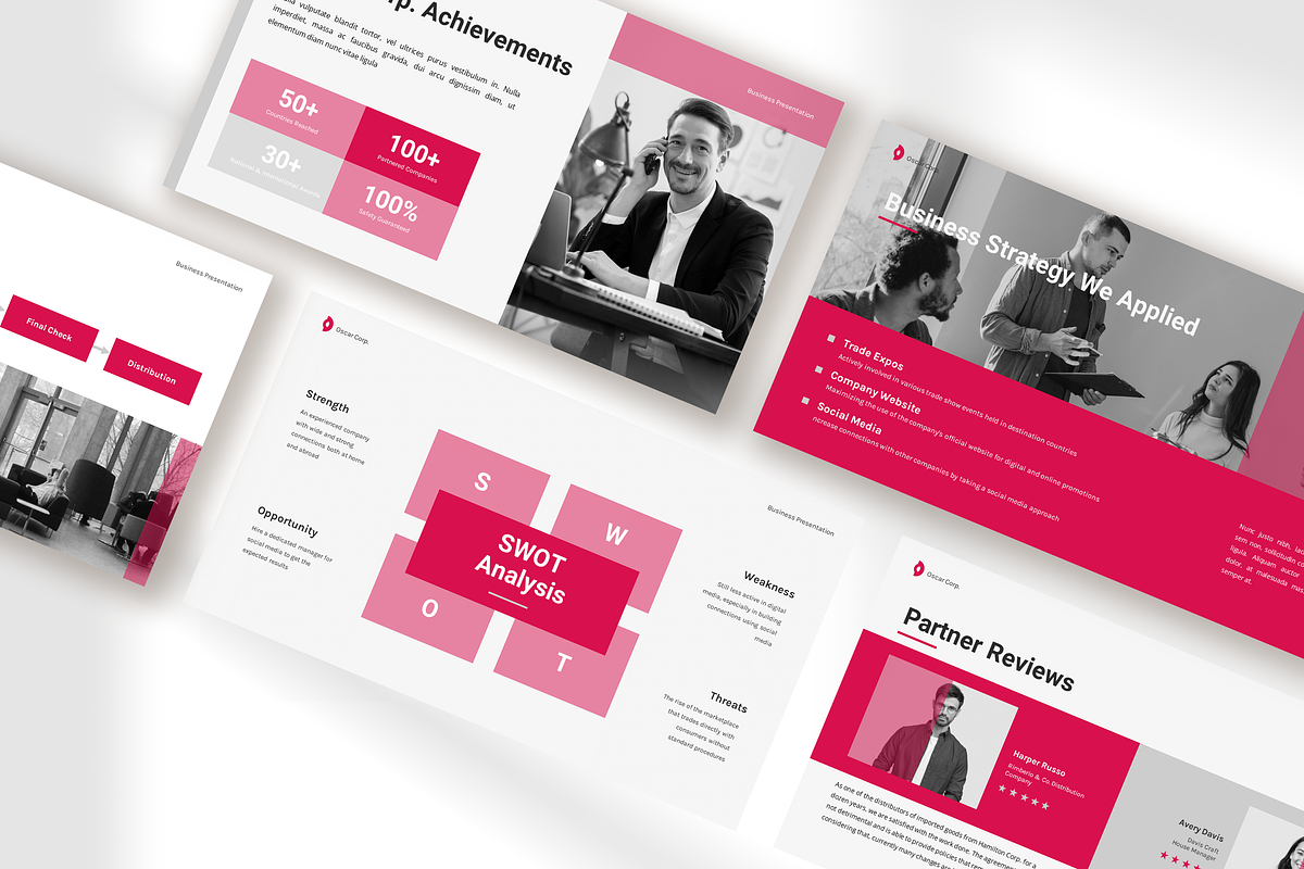 Professional business presentation, a Presentation Template by peterdraw