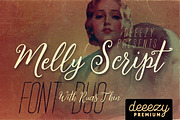Melly Script Font Duo, a Script Font by Deeezy | Creative Market