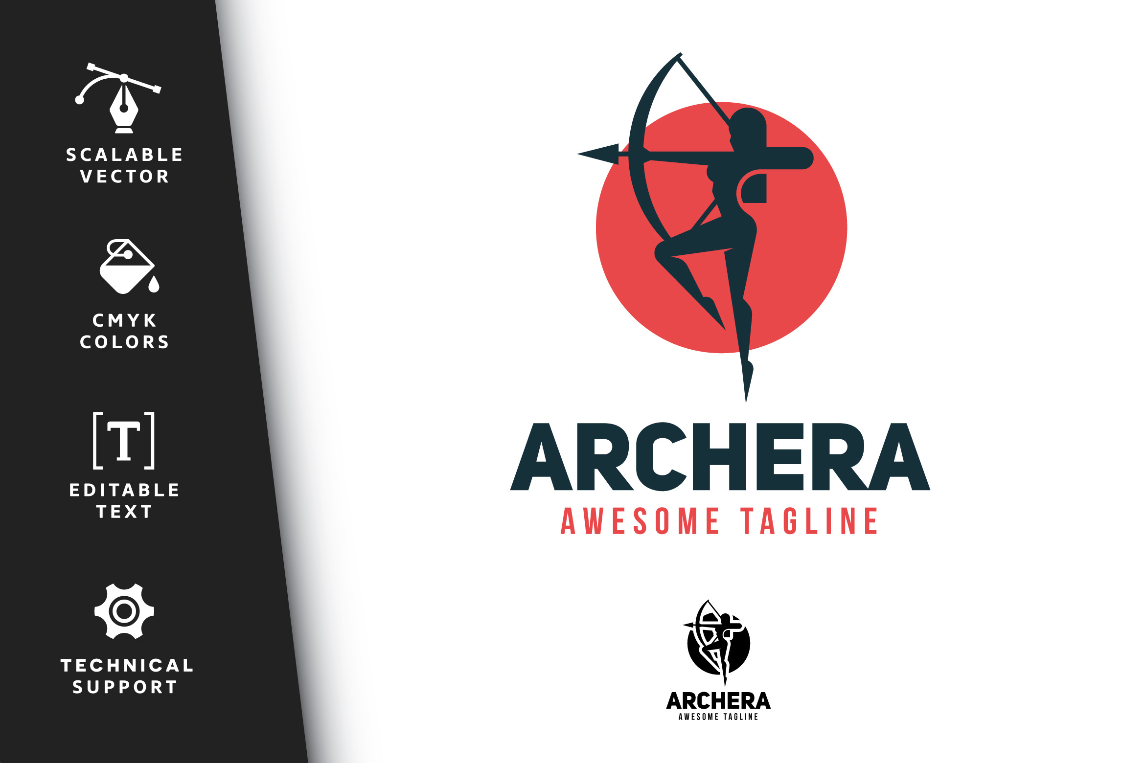 Archera Logo, a Branding & Logo Template by Scredeck