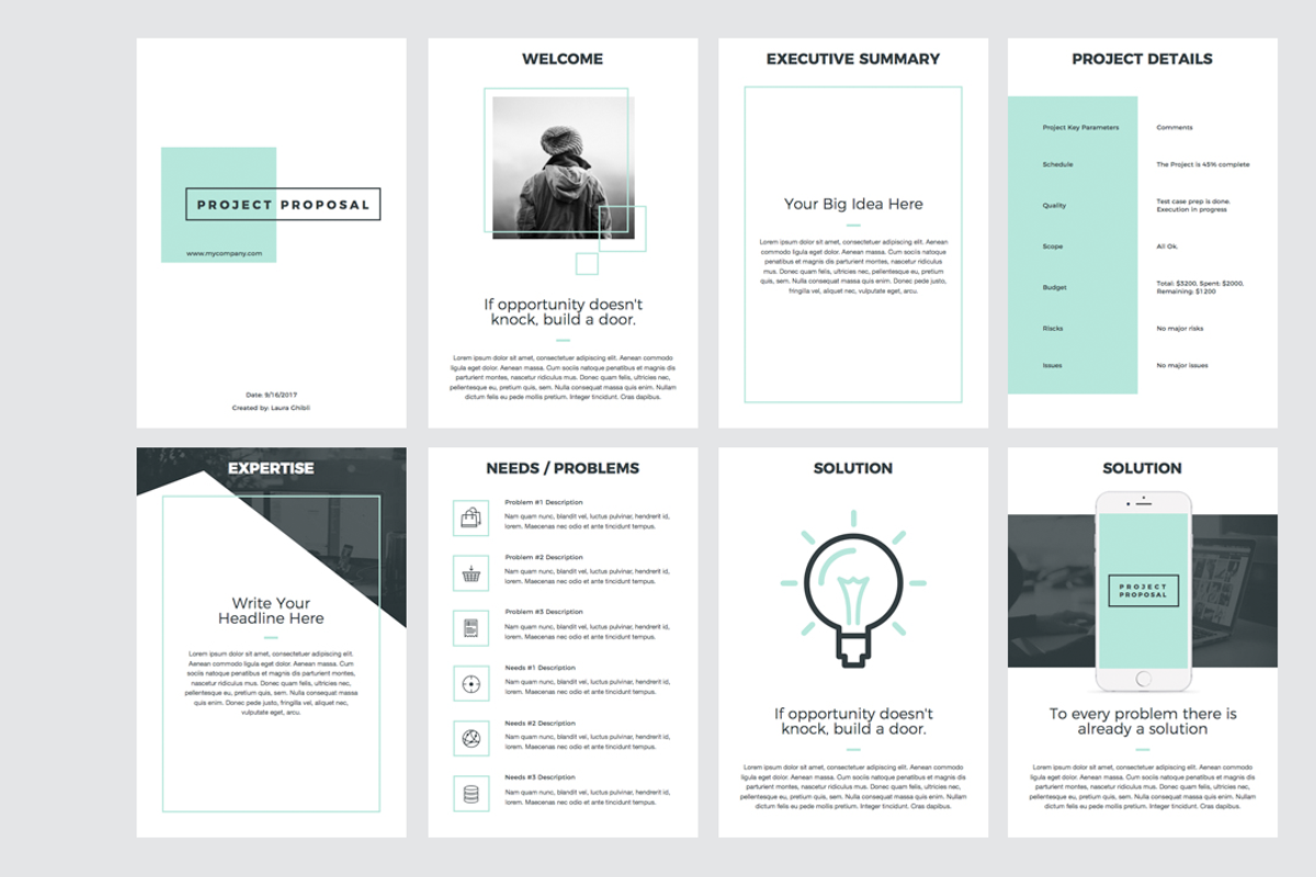 A4 Project Proposal PowerPoint