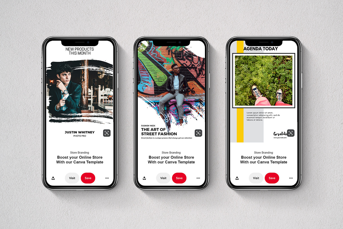 Agenda Pinterest, a Social Media Template by Analogi Studio