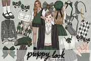 Preppy Look Clipart & Patterns, an Object Graphic by Hello S ART Studio